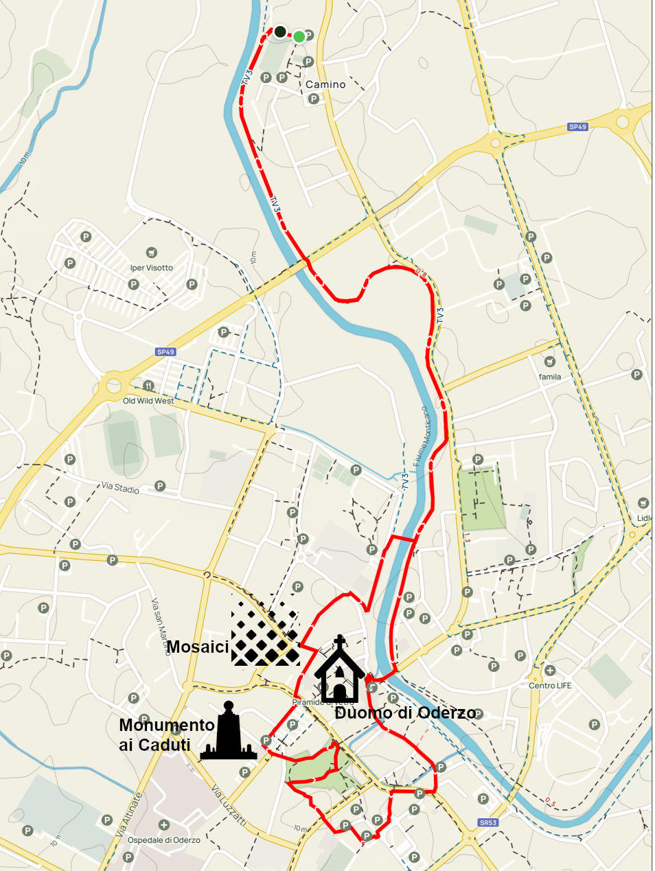 Passeggiata Oderzo cosa vedere