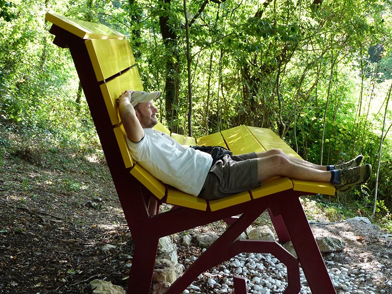 Alla Panchina Gigante di Fregona Borgo Luca